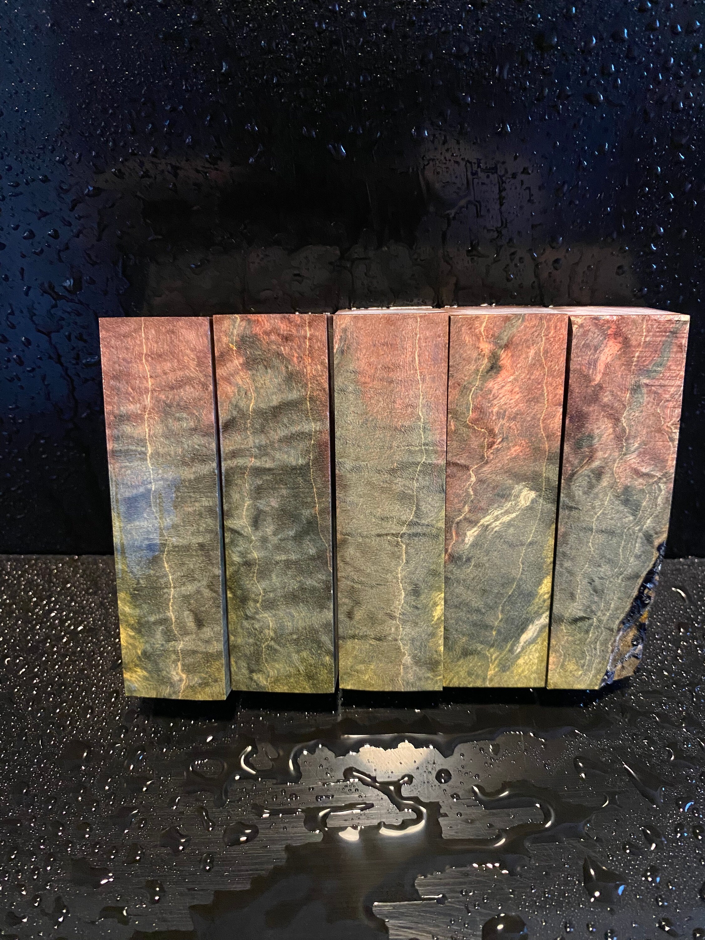 Stabilized Figured Box Elder Stubby Pen Blanks - Etsy