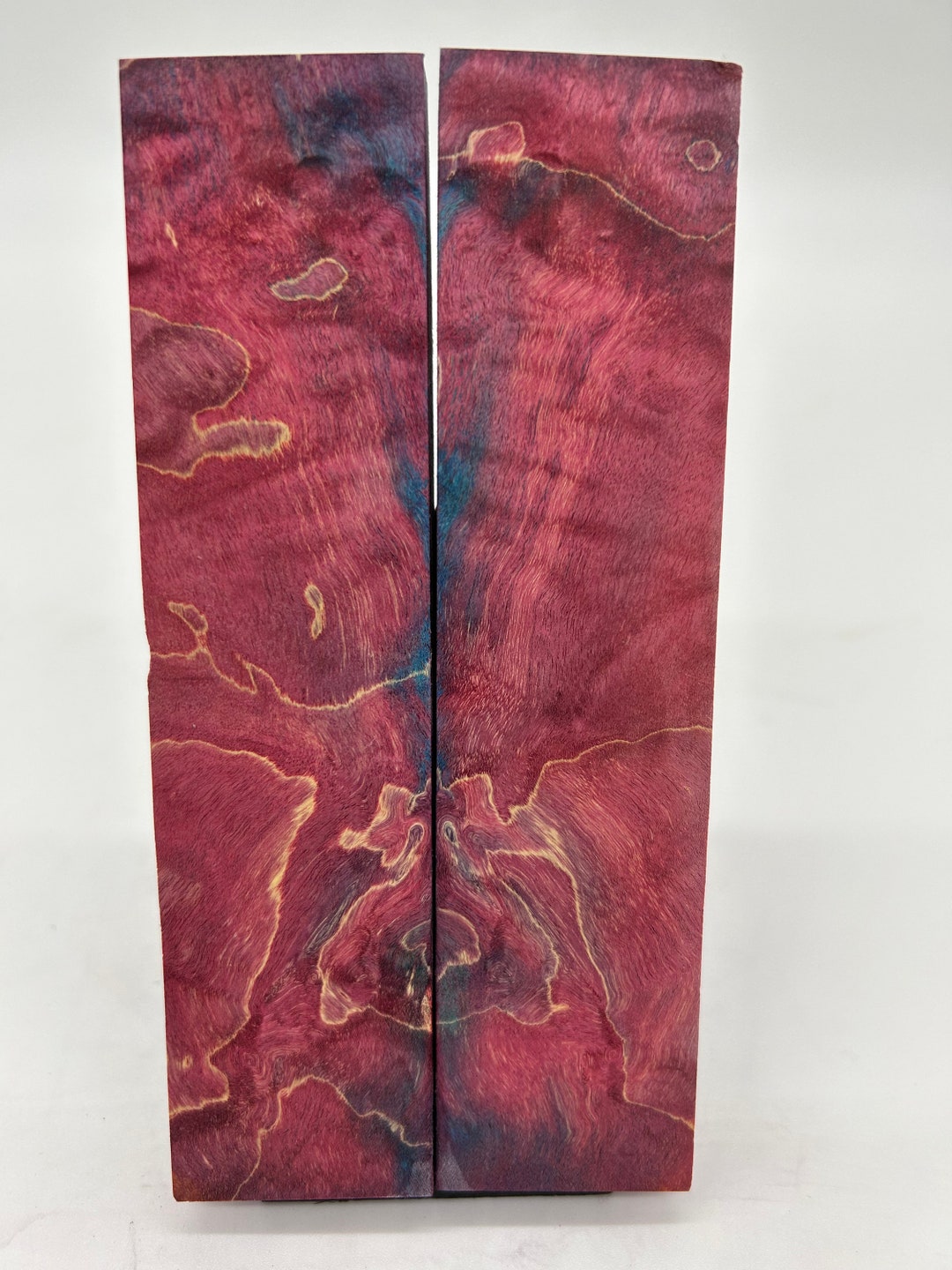 Stabilized Figured Box Elder Knife Scales - Etsy