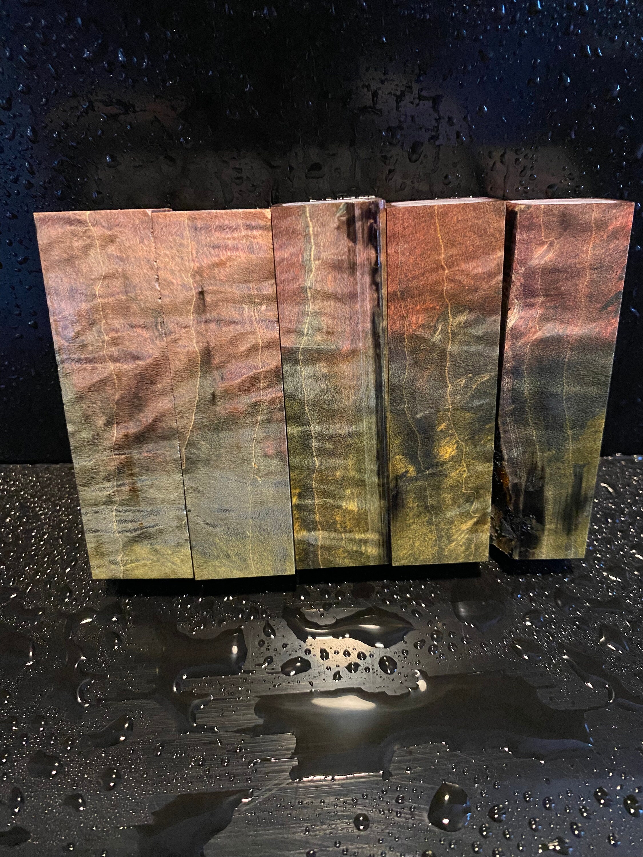 Stabilized Figured Box Elder Stubby Pen Blanks - Etsy