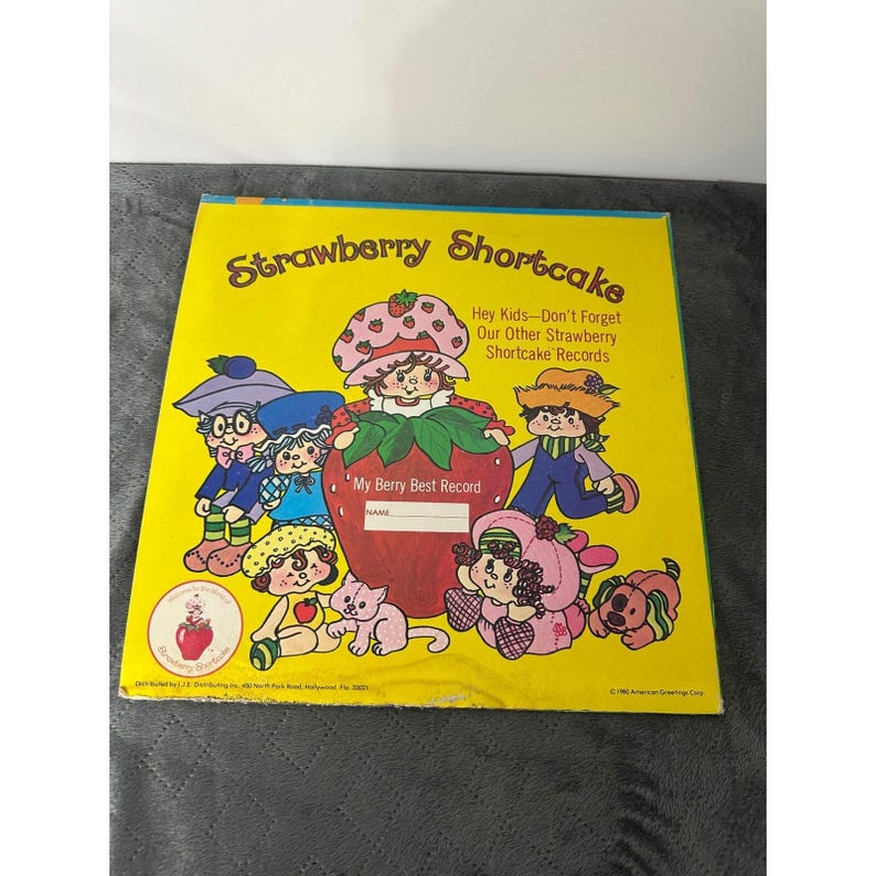 The World of Strawberry Shortcake - Vinyl LP 1980 Kid Stuff Records - Etsy