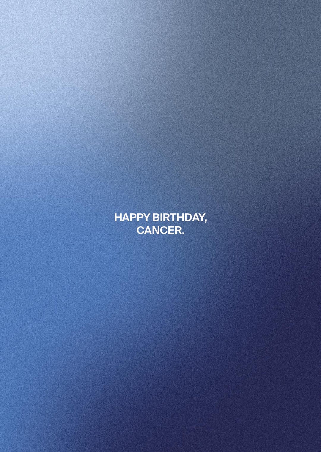 Happy Birthday Card "cancer", Zodiac Sign Card, Geburtstagskarte ...