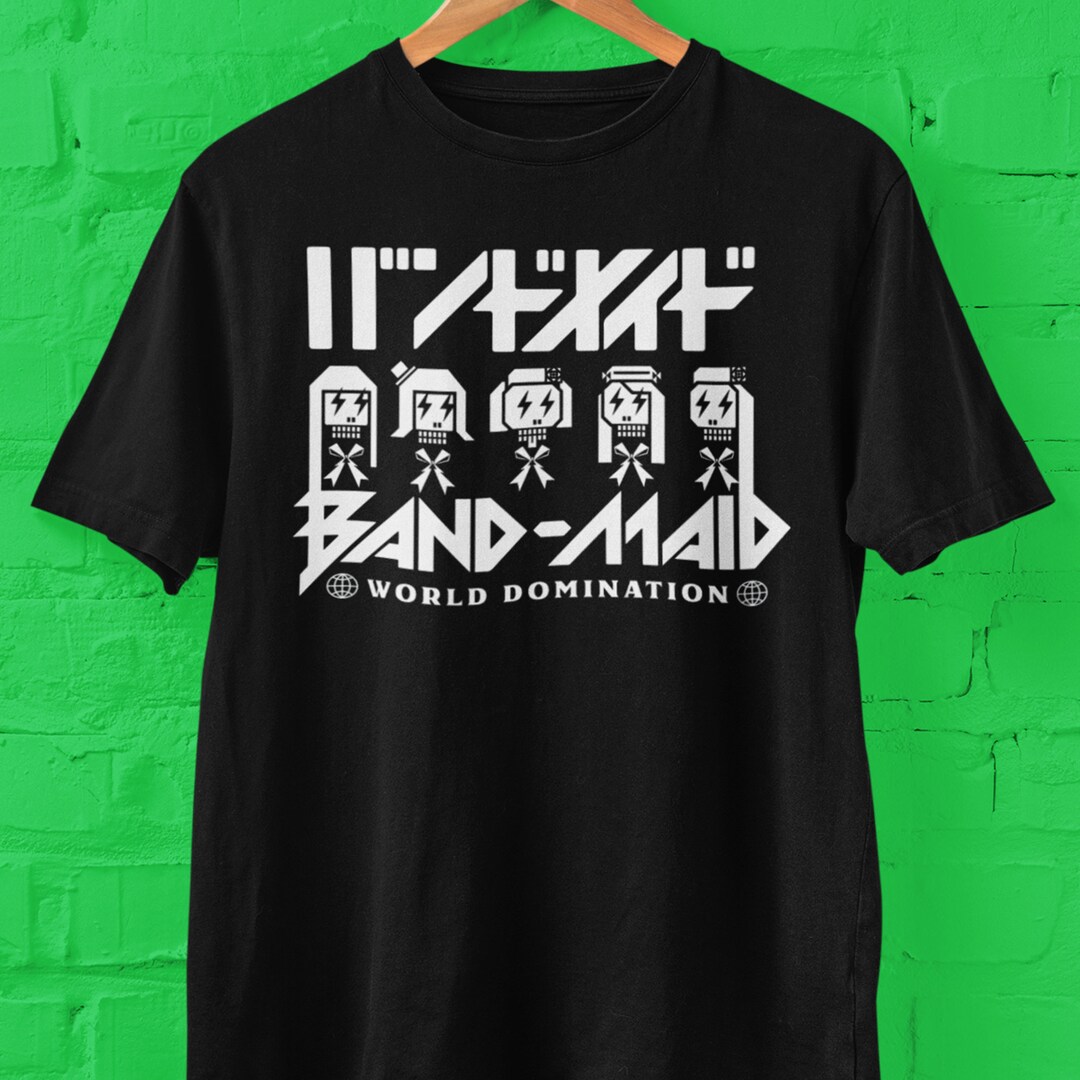 Band-maid Japanese Rock J-pop Band Short Sleeve Tee, J-pop Fan Gift ...
