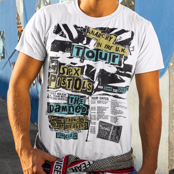 Sex Pistols Tour T Shirt 80s Punk Music Punk Rock Sid Etsy