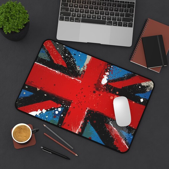 Union Jack Flag Gaming Mouse Pad Gaming Desk Mat Large Mouse - Etsy