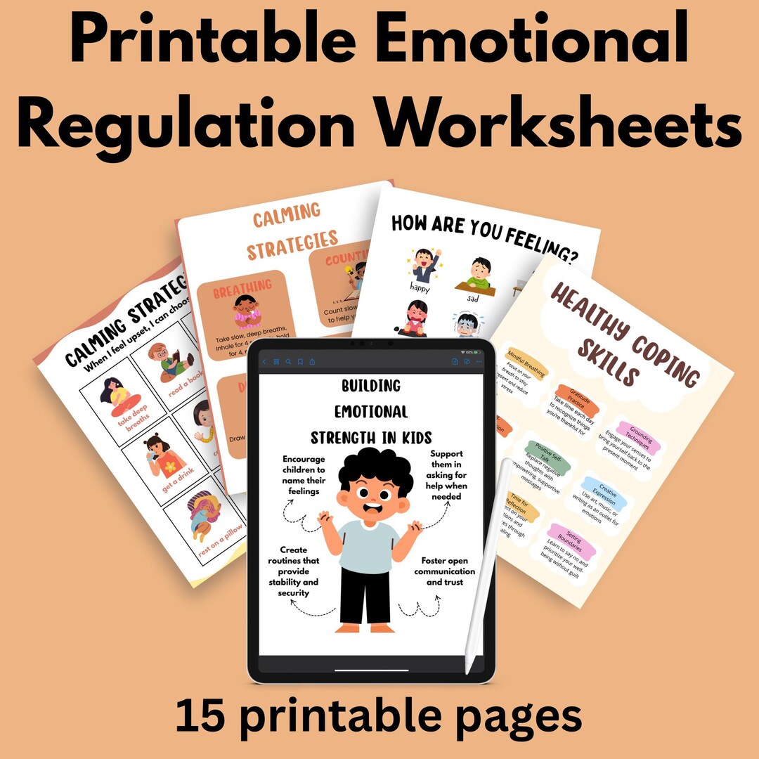 Calm-down Corner Printable Kit | Emotional Regulation Tools Feelings ...