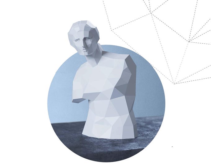 Papercraft 3D VENUS De MILO ANTIC Sculpture Pepakura Statue From ...