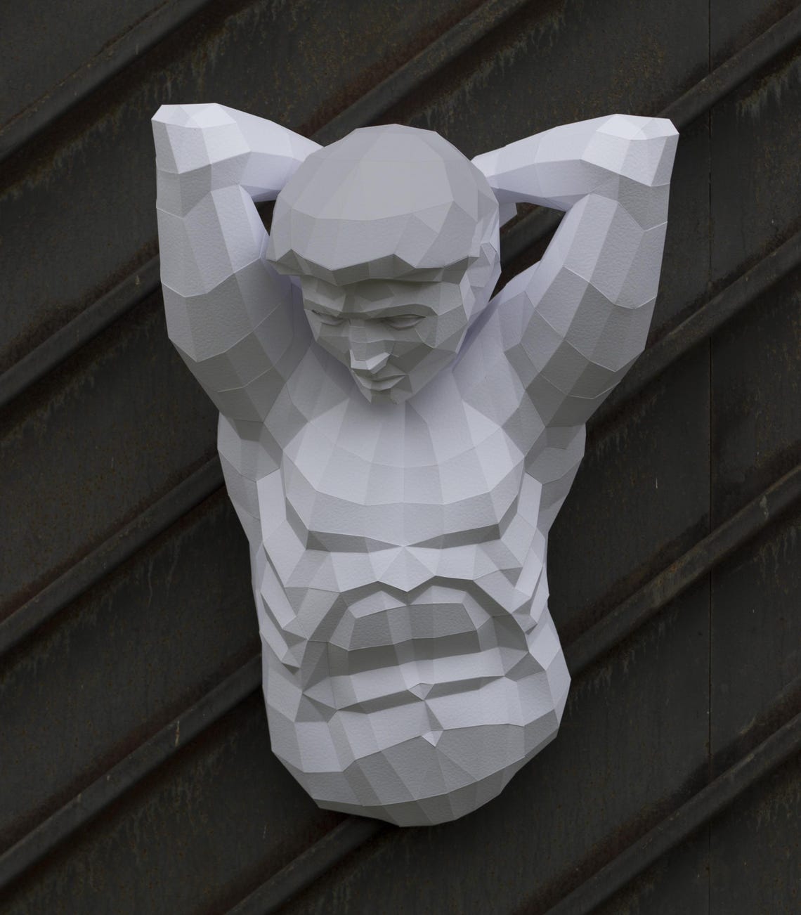 Papercraft 3D ATLAS Sculpture Pepakura ATLANT From the Myths of Ancient ...