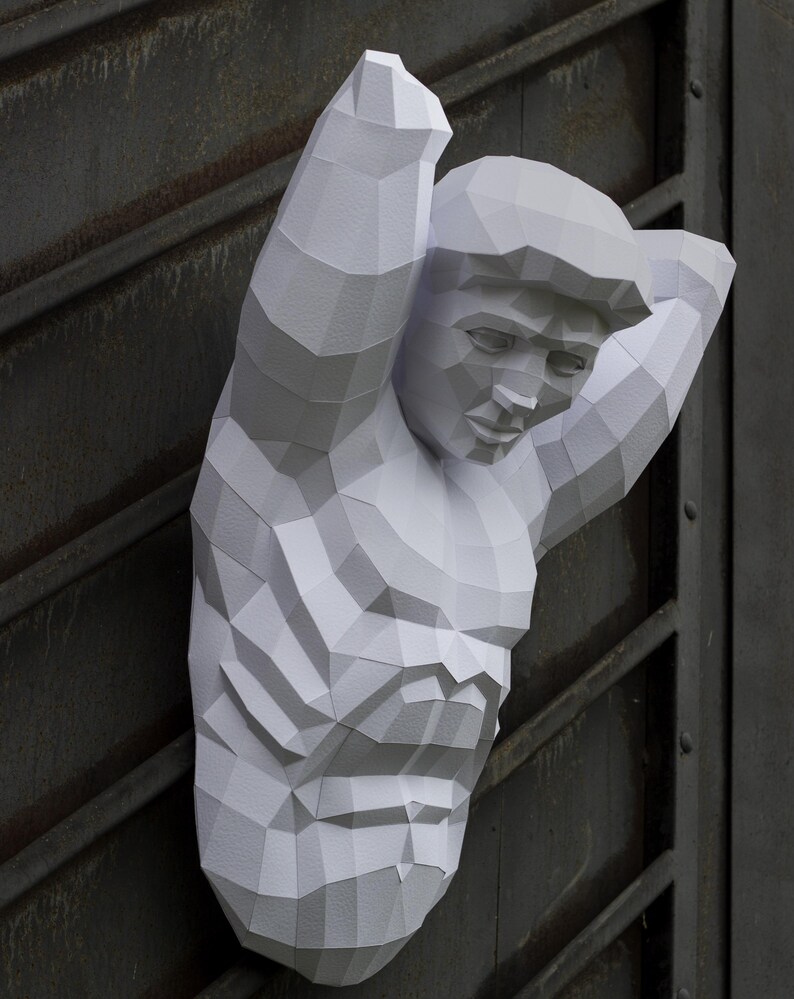 Papercraft 3D ATLAS Sculpture Pepakura ATLANT From the Myths of Ancient ...