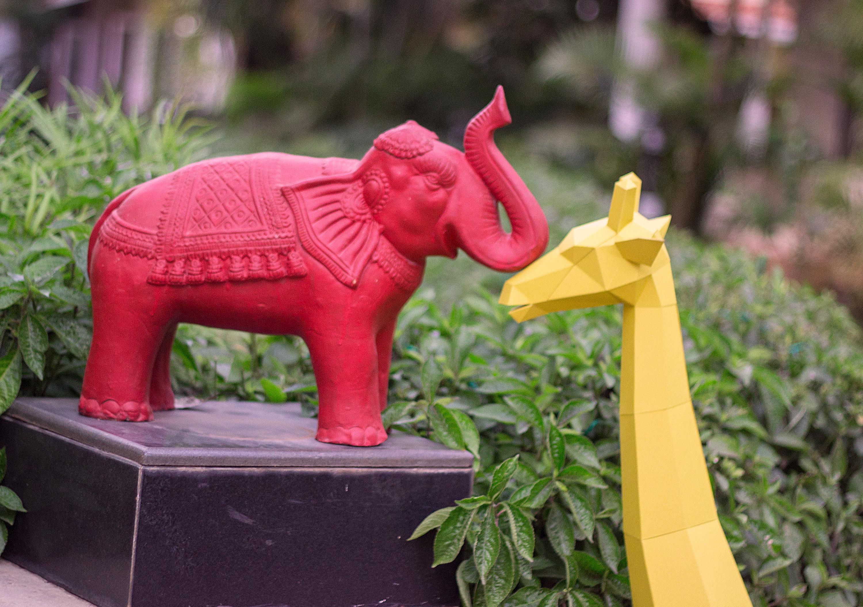 Papercraft 3D GIRAFFE FIGURE Pepakura Low Poly Paper Sculpture DIY Gift ...