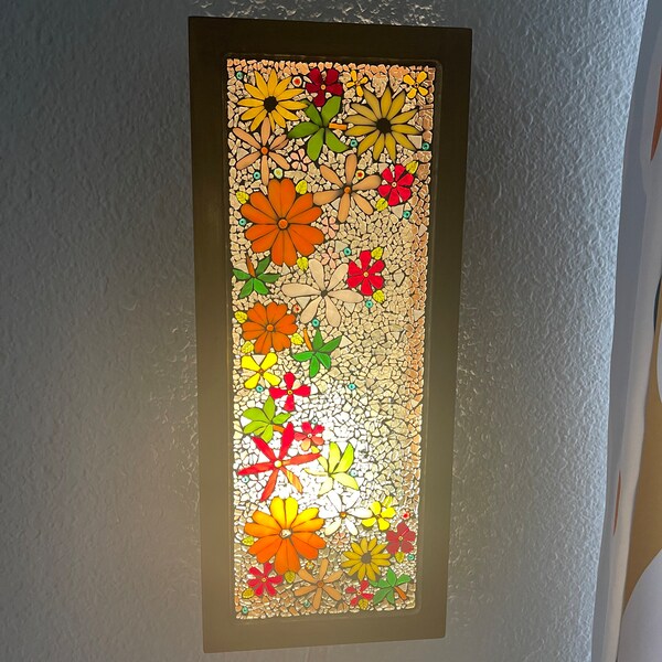 Mosaic Wall Light - Etsy