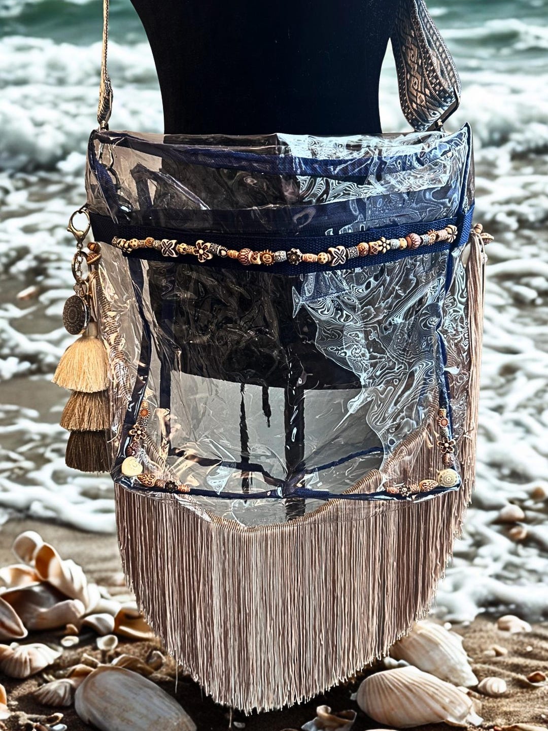 THE JUDY Large Clear Messenger Bag - Etsy