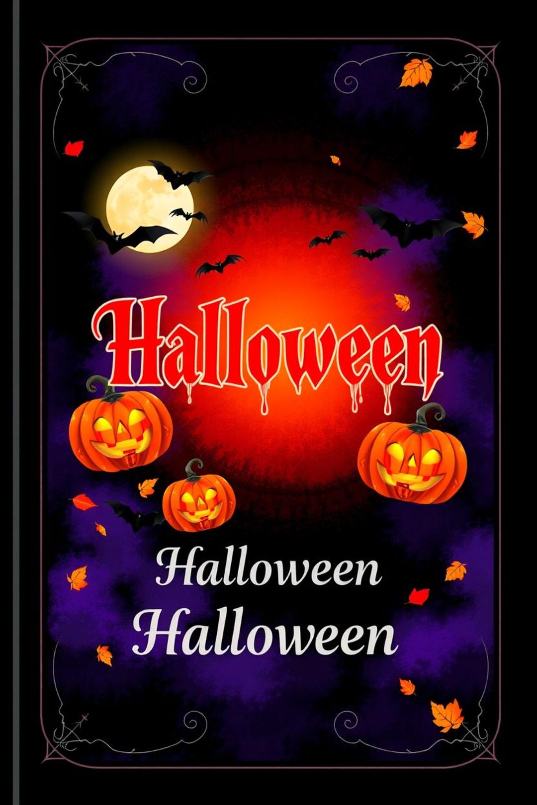 Spooky Halloween Activity Book for Kids: Coloring, Mazes, Word Search ...