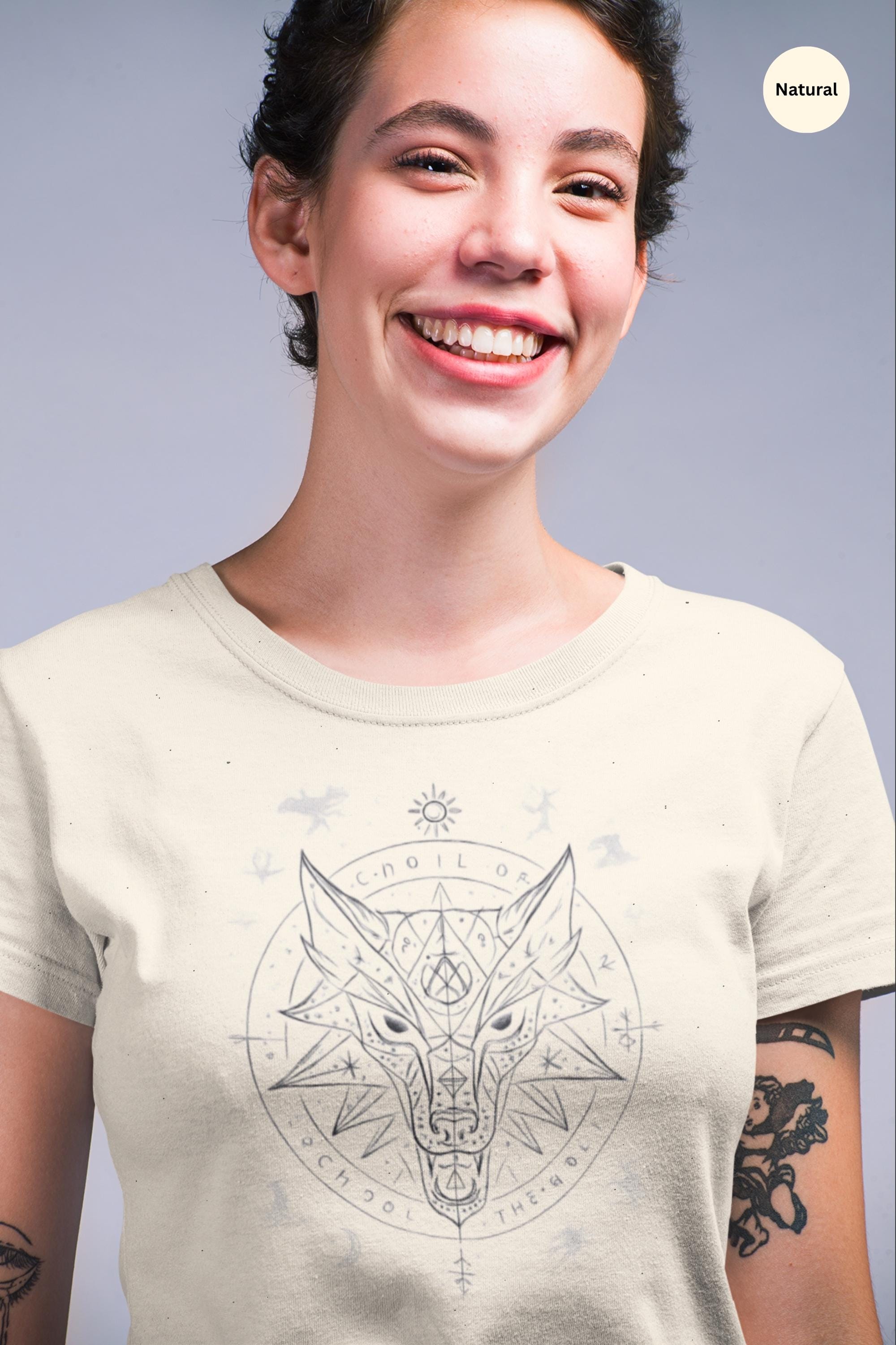 The Witcher Shirt: Wolf Symbol Graphic Tee for Men & Women | Fantasy ...