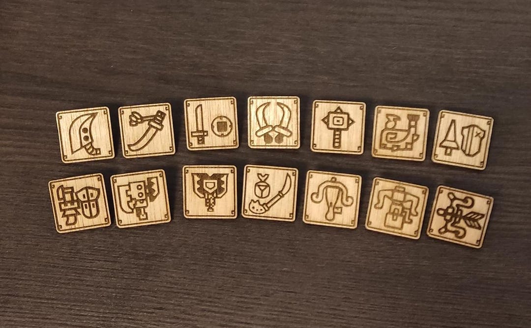 Monster Hunter Weapons Pins and Magnets - Etsy
