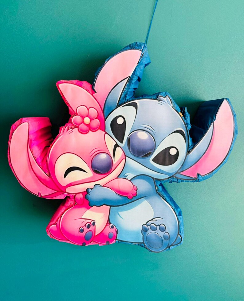 Stitch and Angel Pinata - Etsy