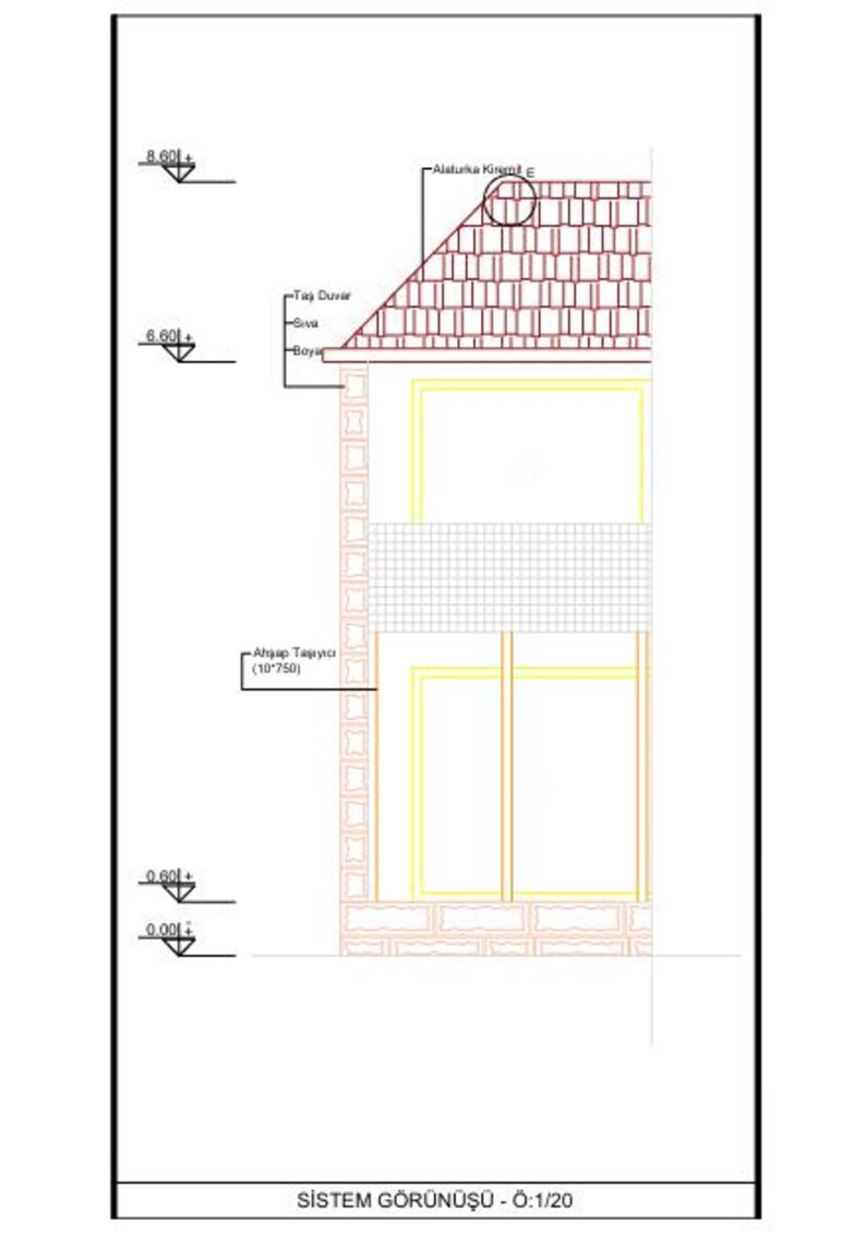 Modern 2-story House Plan (180sqm) Wood & Stone Facade | DWG + PDF ...