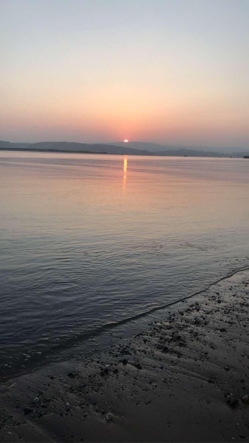 Exmouth Beach Devon Sunset - Etsy