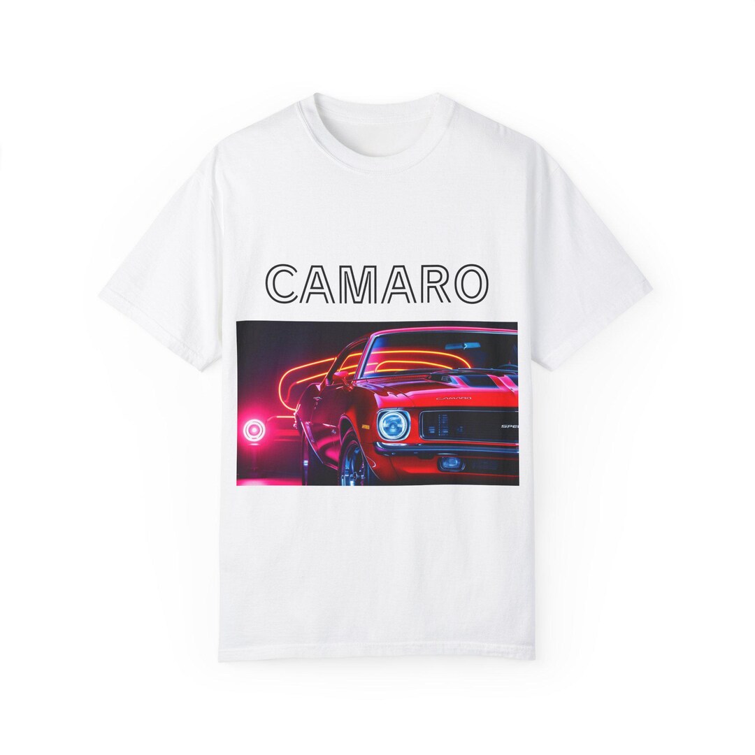 Retro Camaro Graphic T-shirt, Vintage Car Tee, Unisex Automotive ...