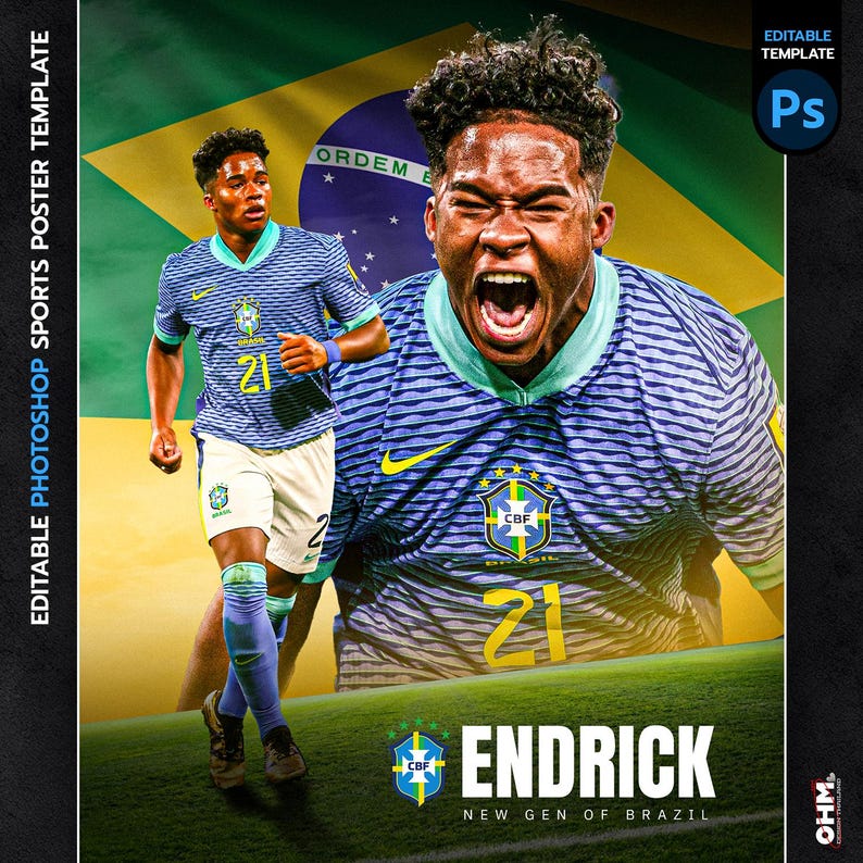 Editable Sports Design PSD - Sports Poster - Fully Layered and ...