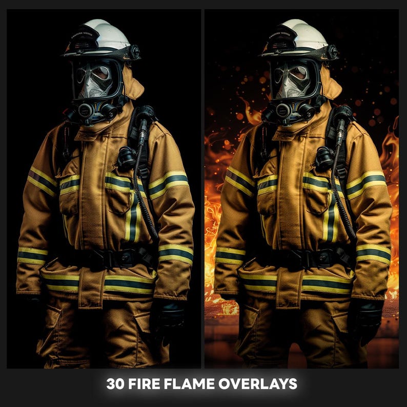 30 Fire Overlays , Fire Flame Overlays, Fire Effects,realistic Fire ...