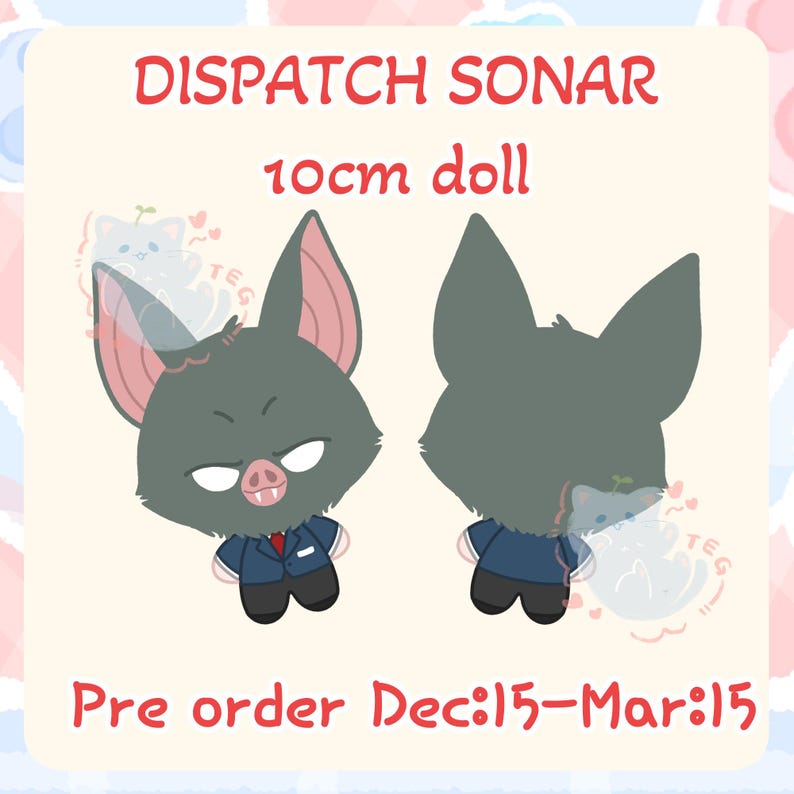 DISPATCH Z-team Sonar Handmade 10cm Doll Adhoc Studio Superhero Fan ...