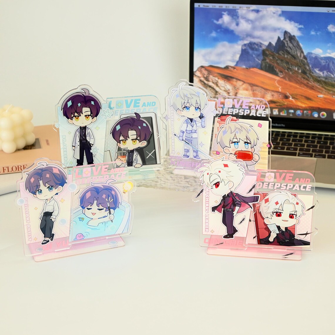 Love and Deepspace Acrylic Standee, Cute Rafayel Acrylic Standee ...