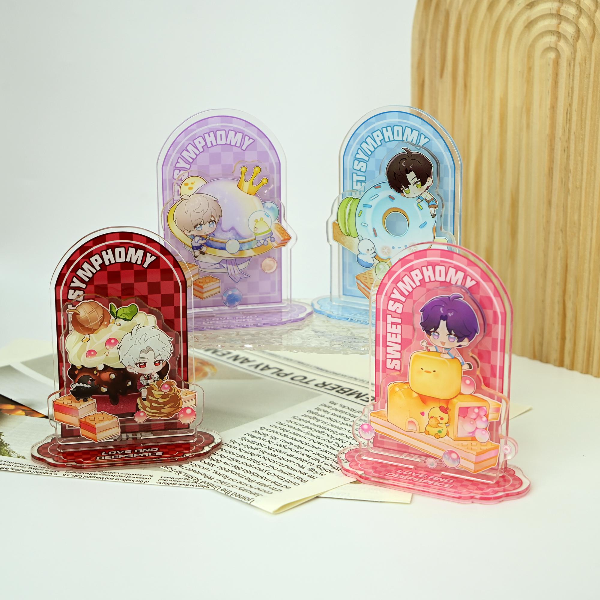 Love and Deepspace Acrylic Standee, Cute Dessert Theme, Rafayel Sylus ...