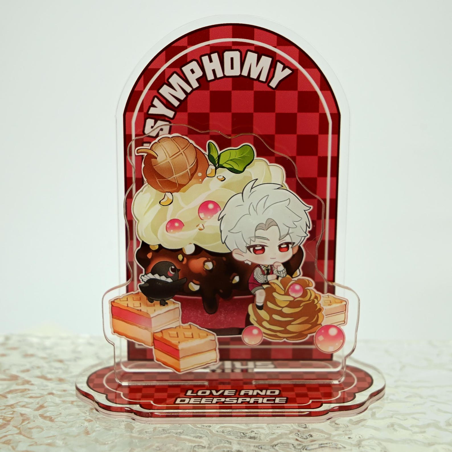 Love and Deepspace Acrylic Standee, Cute Dessert Theme, Rafayel Sylus ...