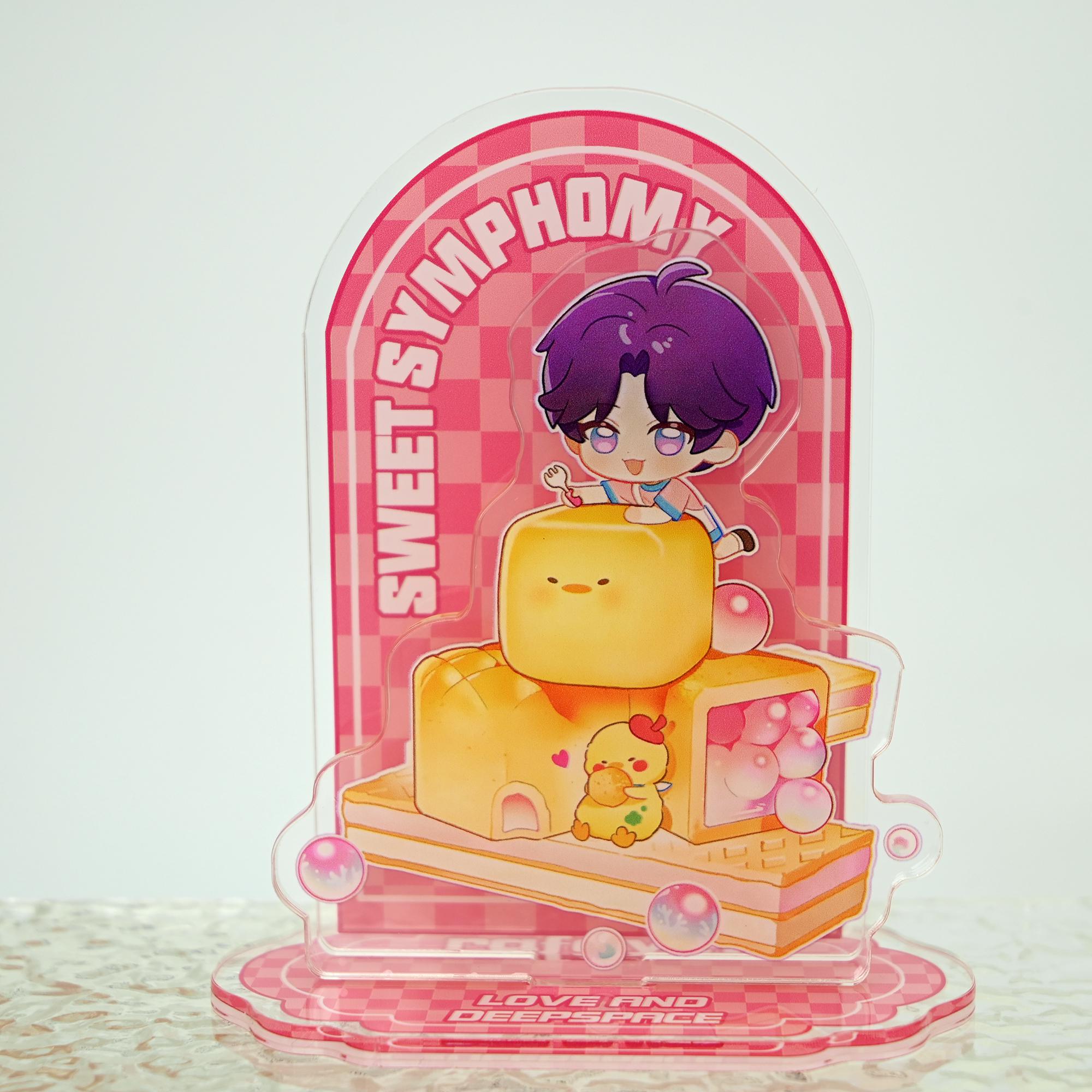 Love and Deepspace Acrylic Standee, Cute Dessert Theme, Rafayel Sylus ...