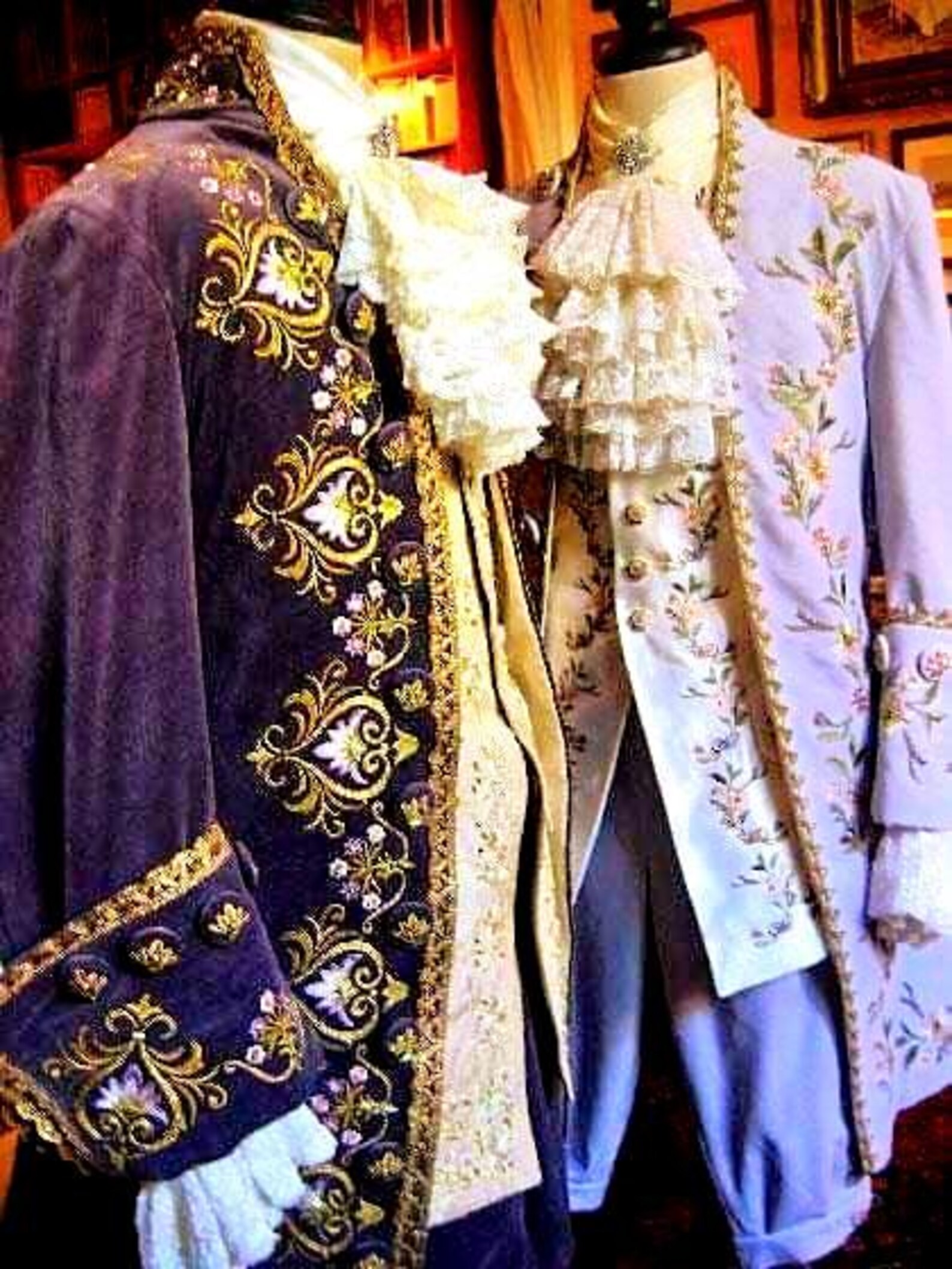 18thcentury Rococo Court Coats Embroidered Suit 1700s Historical Theatre Balls, Cosplay and Gala ...