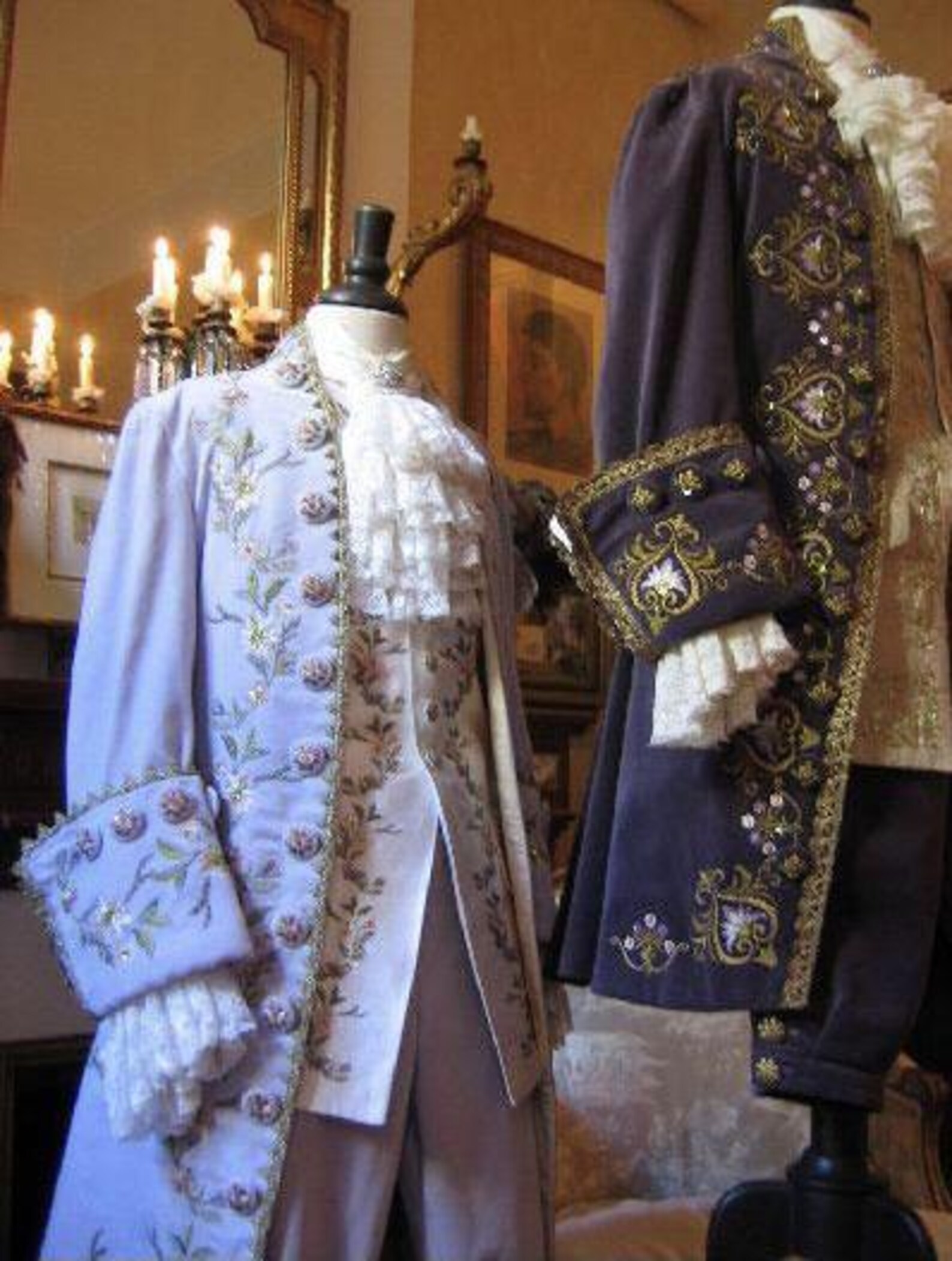 18thcentury Rococo Court Coats Embroidered Suit 1700s Historical ...