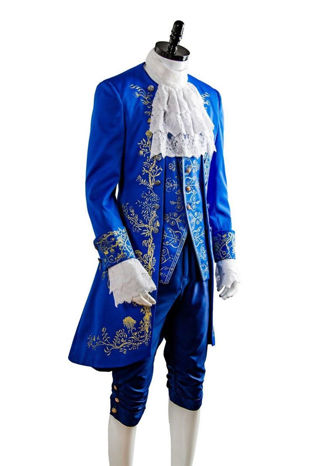 Blue Men 18th Century Rococo Period Costume Suit 1700s Historical ...
