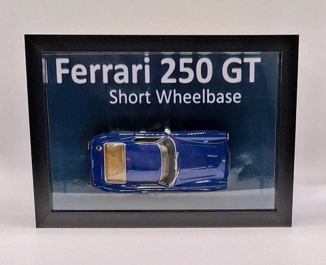Framed Ferrari 250 GT SWB Diecast Car Art (1:43 Scale) - Etsy