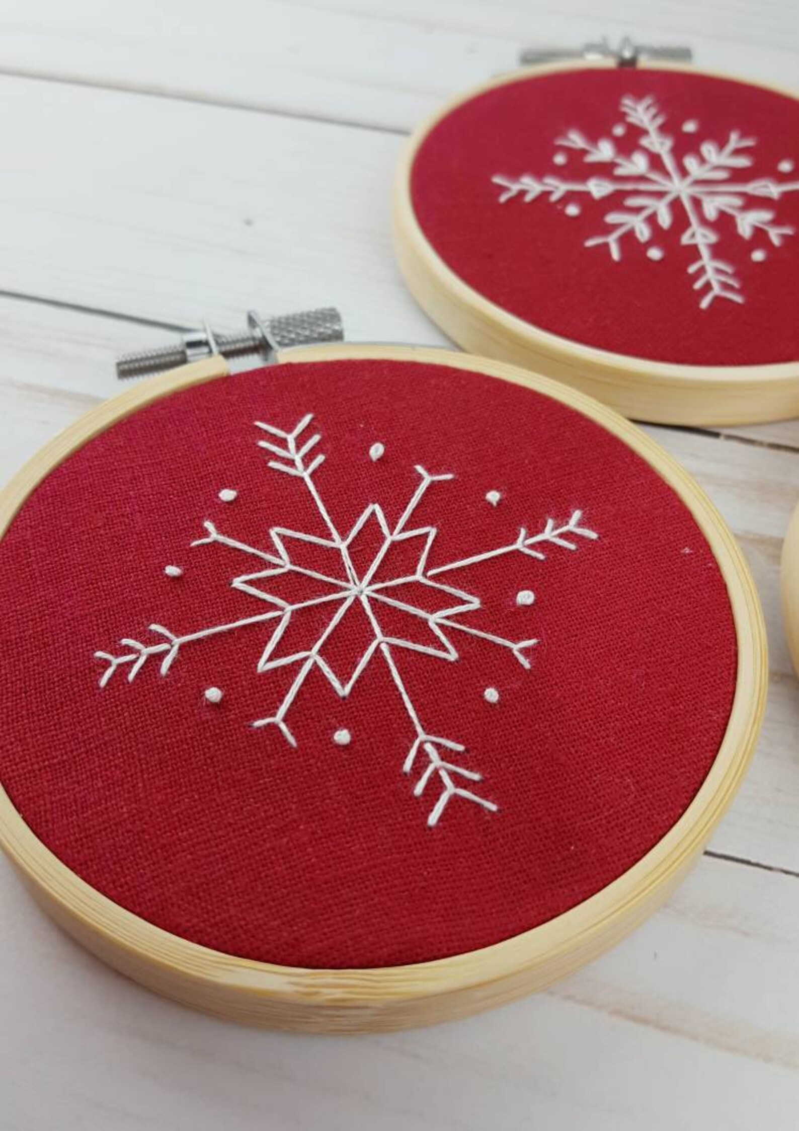Snowflakes Ornament PDF Embroidery Pattern Catholic Christian | Etsy