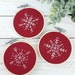 Snowflakes Ornament PDF Embroidery Pattern Catholic Christian Easy DIY ...