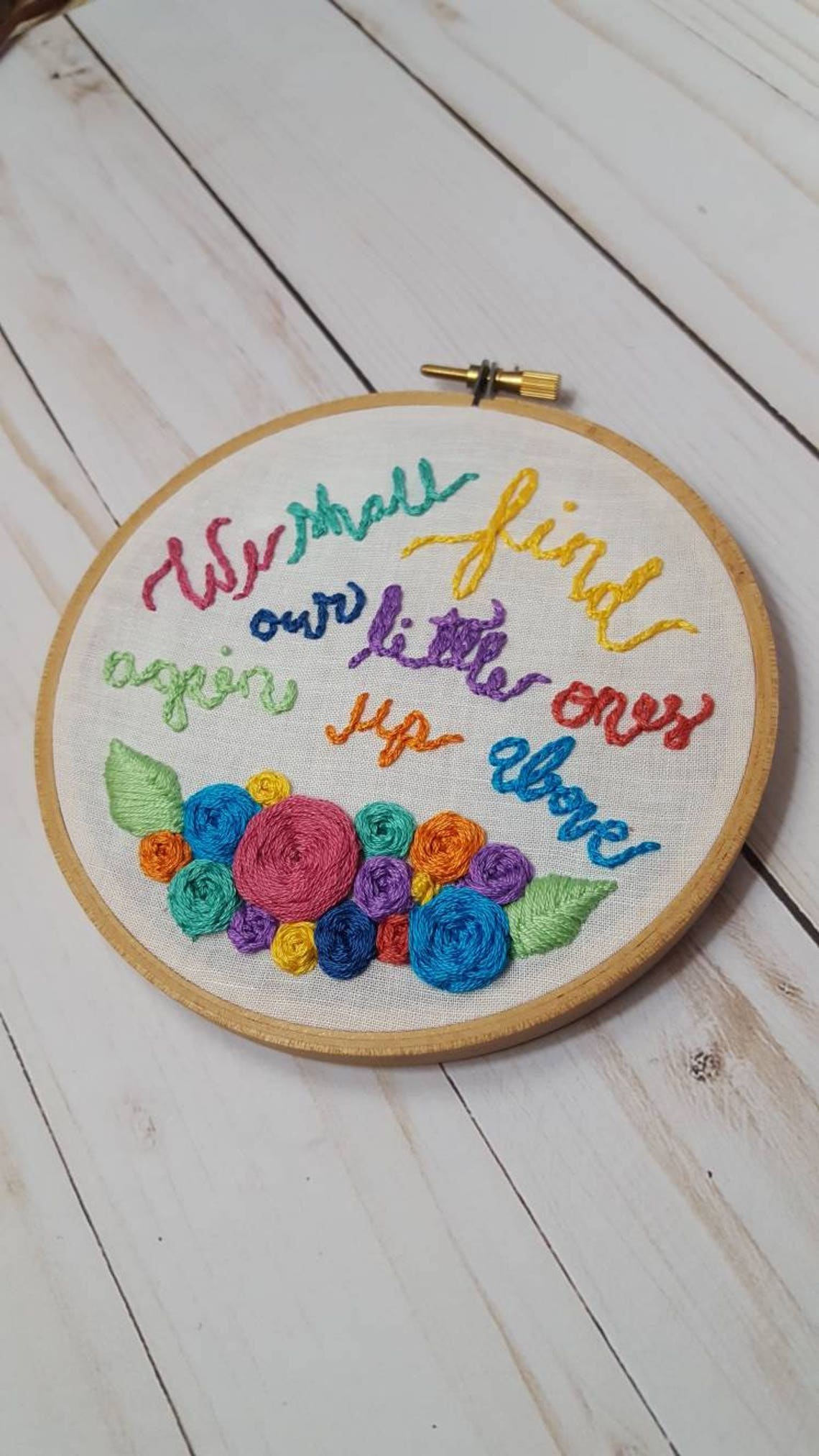 Miscarriage Infant Loss Embroidery We Shall Find Our Little - Etsy