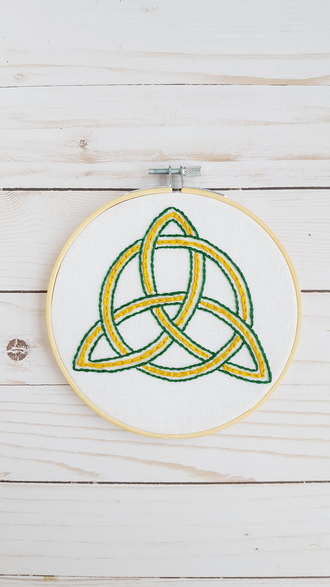 PDF Embroidery Pattern Celtic Trinity Knot Modern Catholic - Etsy