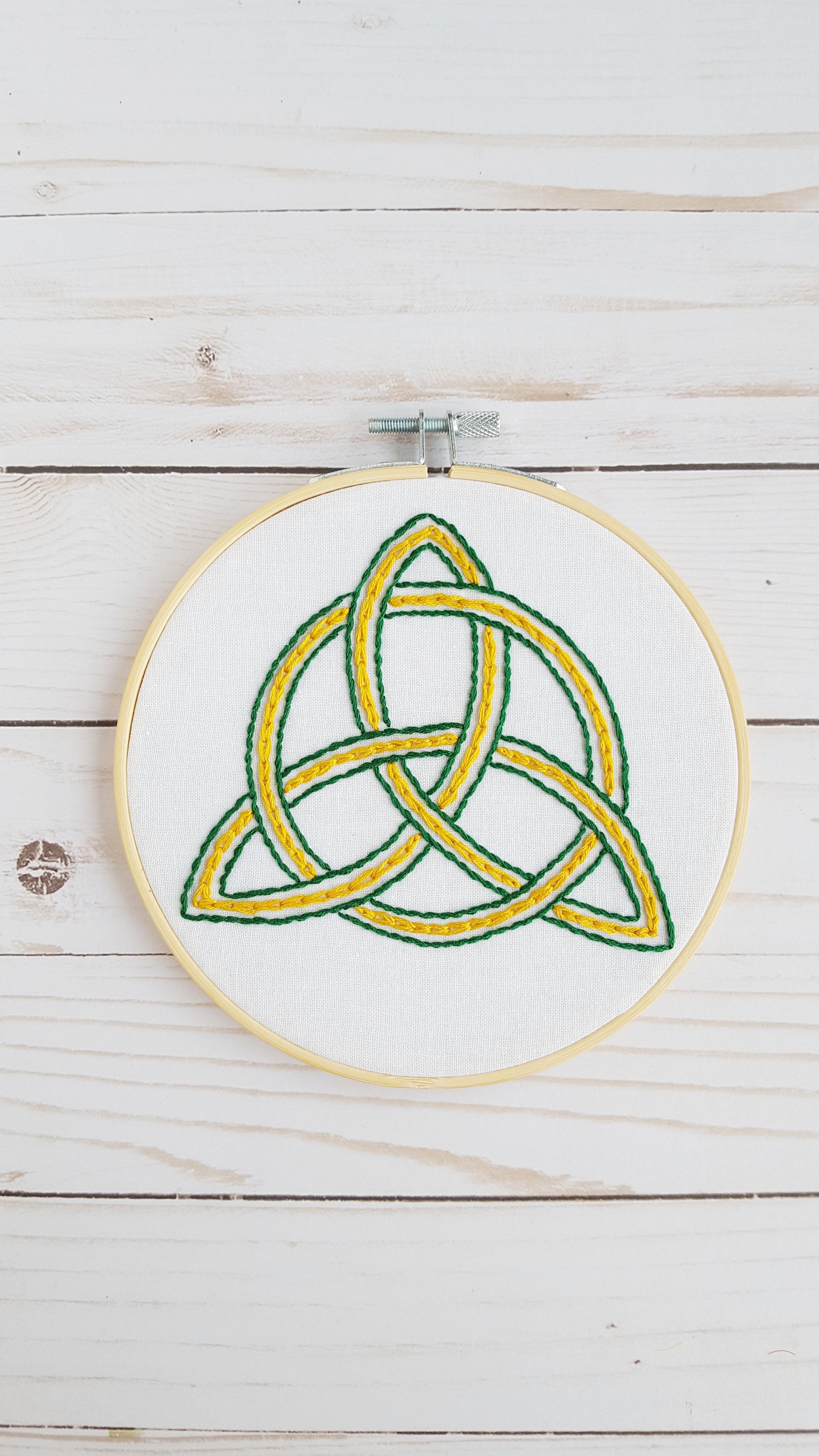 PDF Embroidery Pattern Celtic Trinity Knot Modern Catholic Embroidery ...