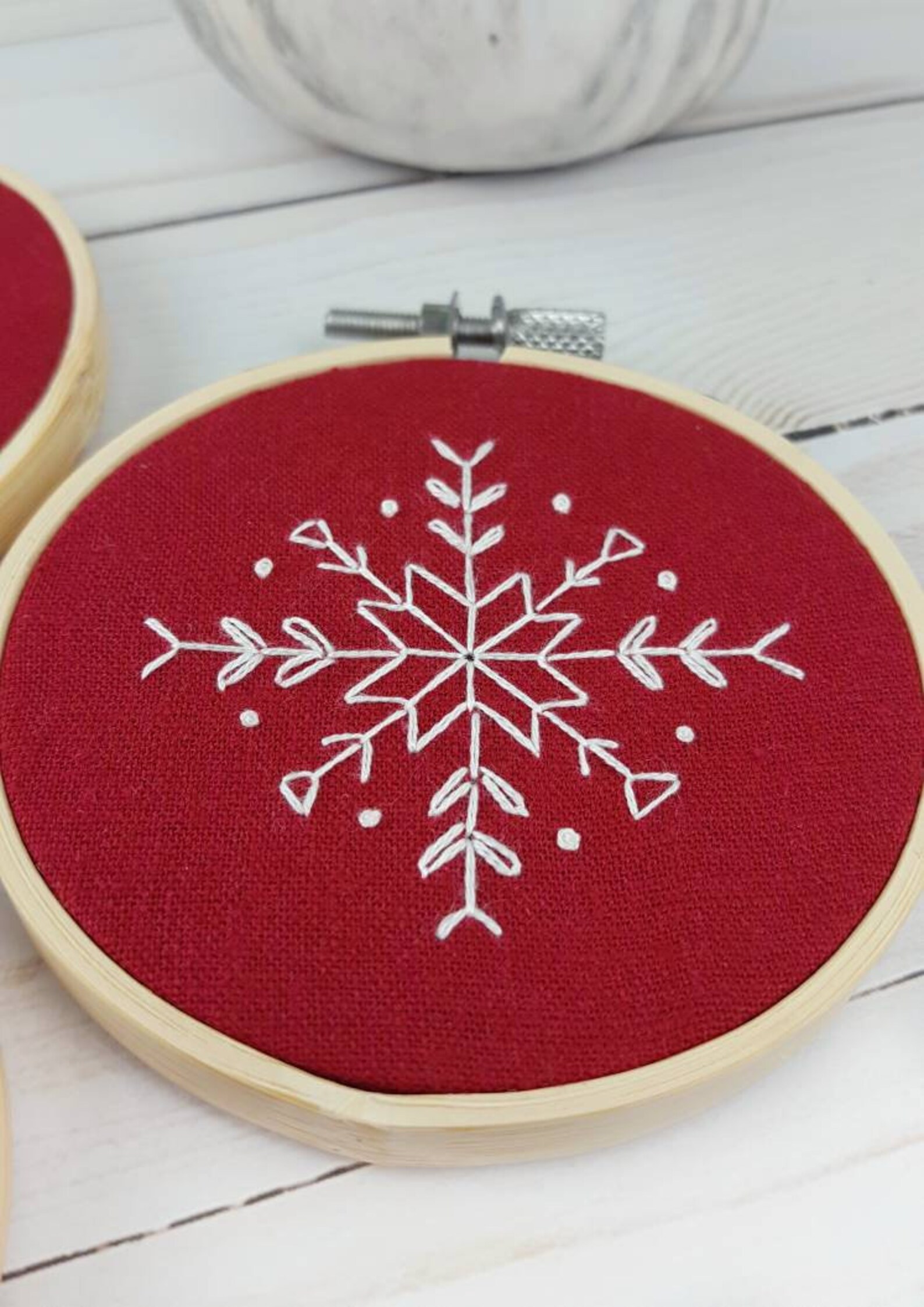 Snowflakes Ornament PDF Embroidery Pattern Catholic Christian - Etsy