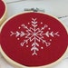 Snowflakes Ornament PDF Embroidery Pattern Catholic Christian Easy DIY ...