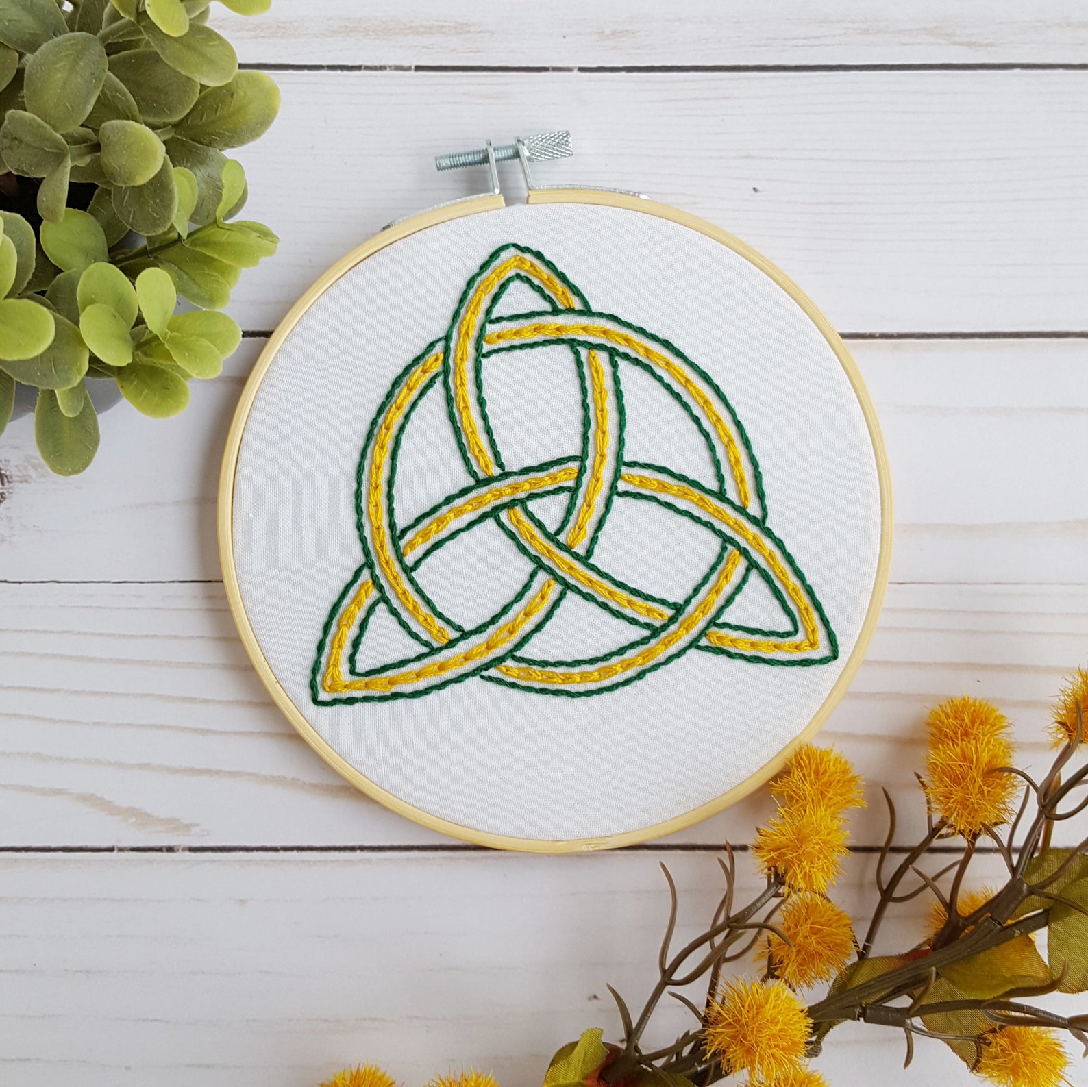 PDF Embroidery Pattern Celtic Trinity Knot Modern Catholic - Etsy