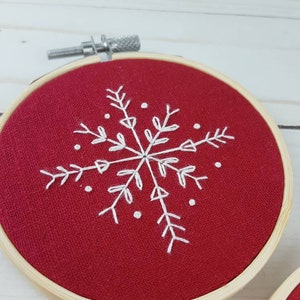 Snowflakes Ornament PDF Embroidery Pattern Catholic Christian Easy DIY ...