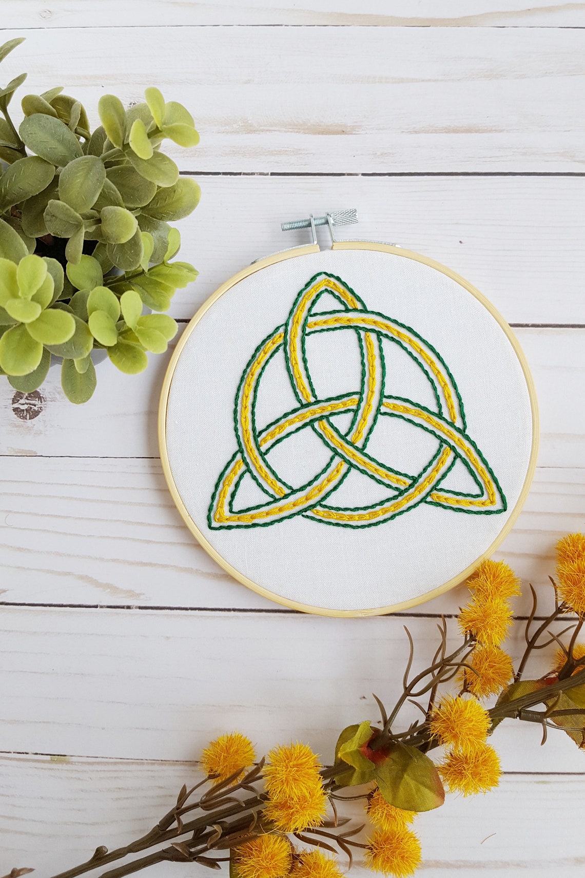 PDF Embroidery Pattern Celtic Trinity Knot Modern Catholic Embroidery ...