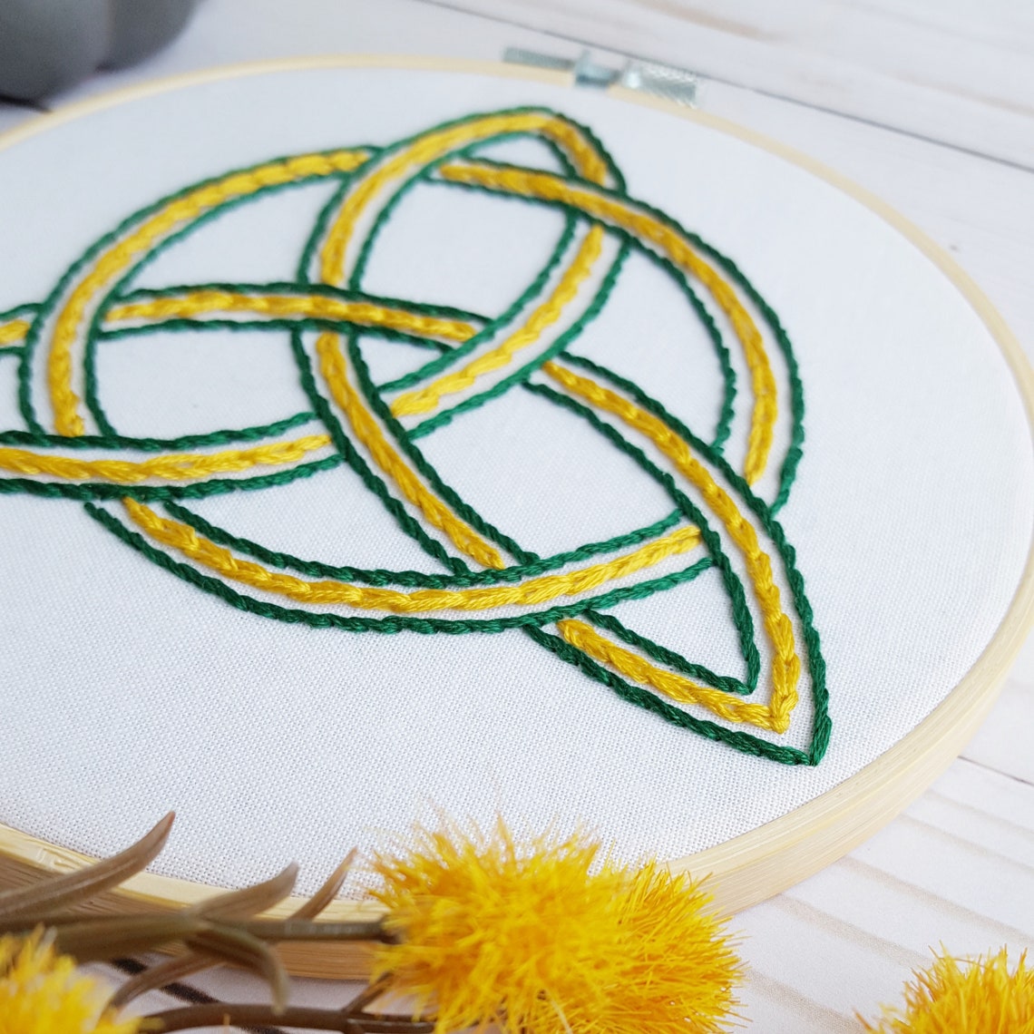PDF Embroidery Pattern Celtic Trinity Knot Modern Catholic - Etsy