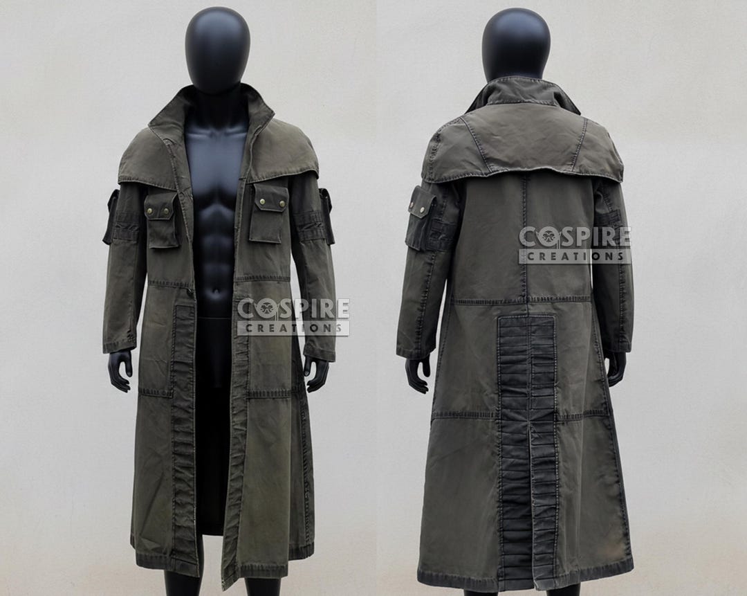 Elite Riot Gear Ranger Duster Fallout New Vegas NCR Ranger Cosplay Coat ...