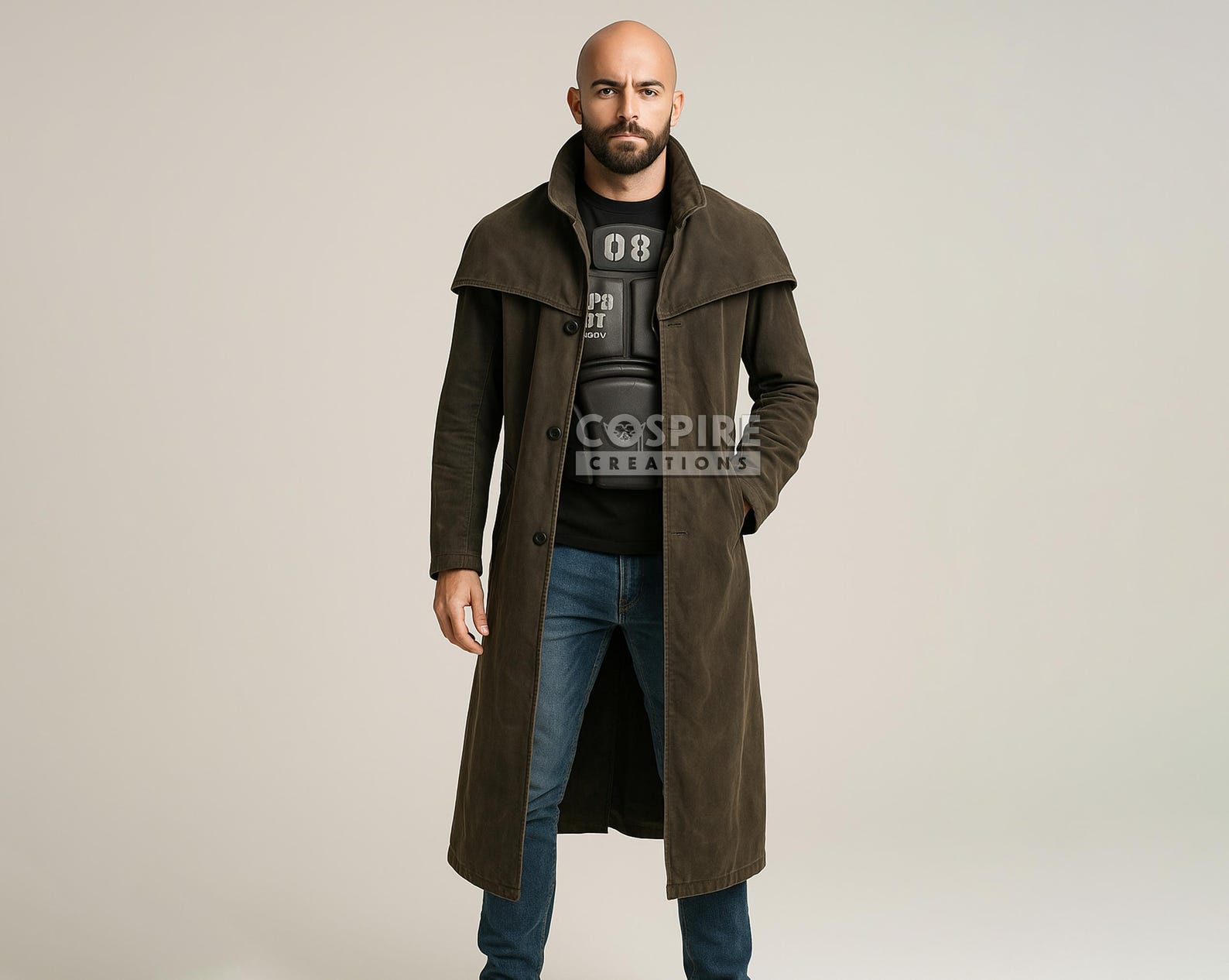 NCR Veteran Ranger Duster Fallout New Vegas Cosplay Coat – Olive Green ...