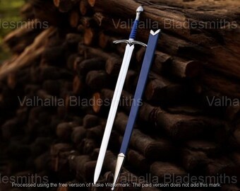 Handcrafted Medieval Fantasy Long Sword With Scabbard – High-quality ...