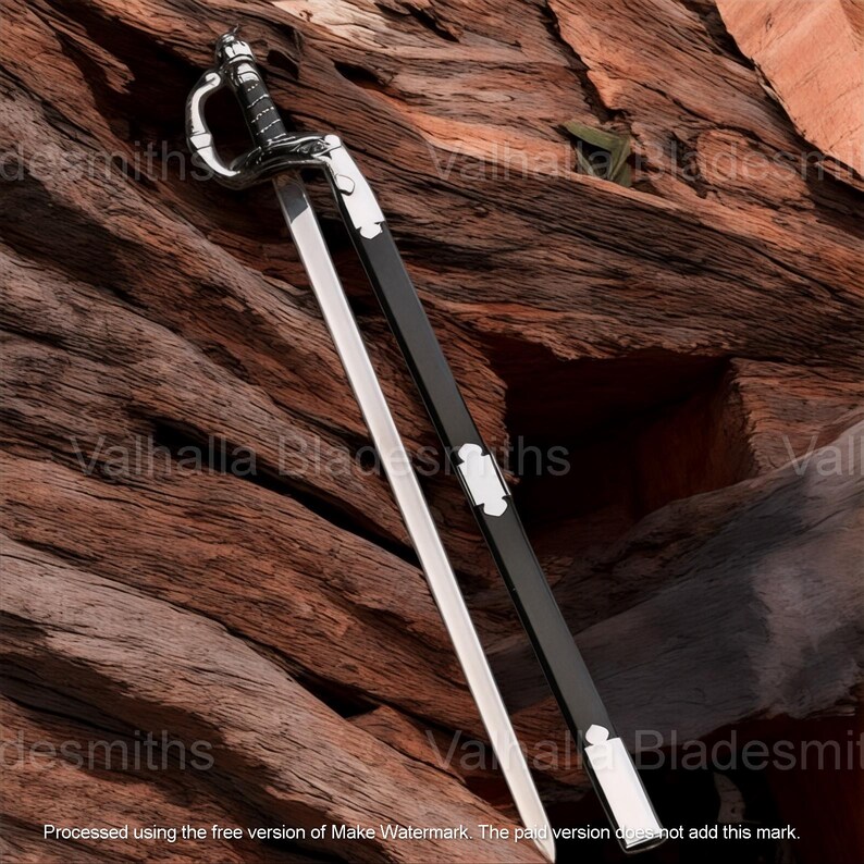 Handmade Zorro Long Sword With Scabbard & Wall Mount, Heroic Adventure ...