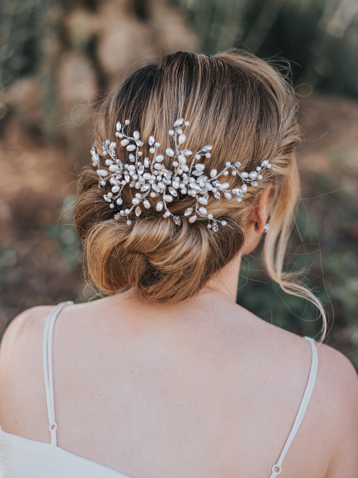 VIDEO Beaded Hair Comb Boho Hair Comb Gwen | Etsy