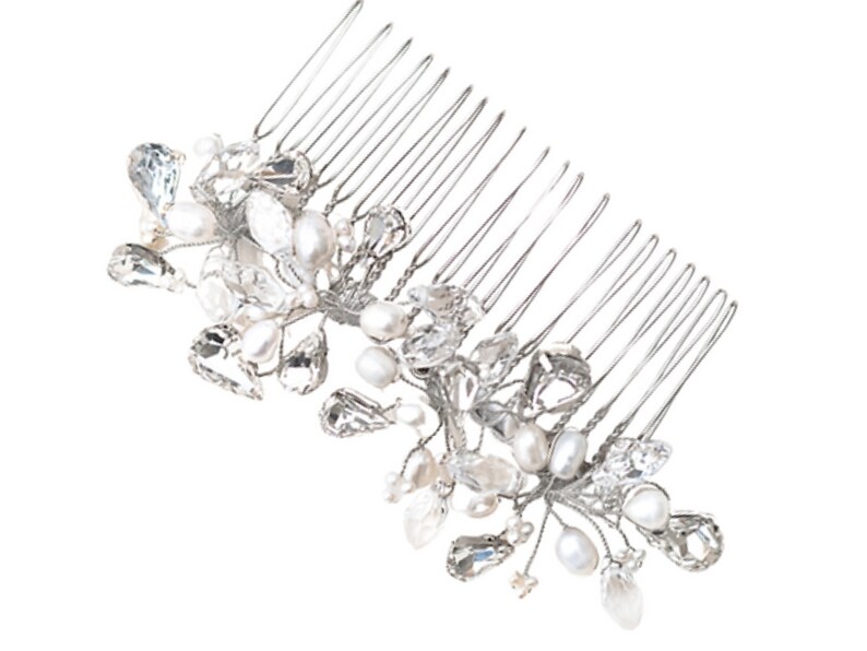 Beaded Hair Comb Bridal Comb Bridal Accessories - Etsy